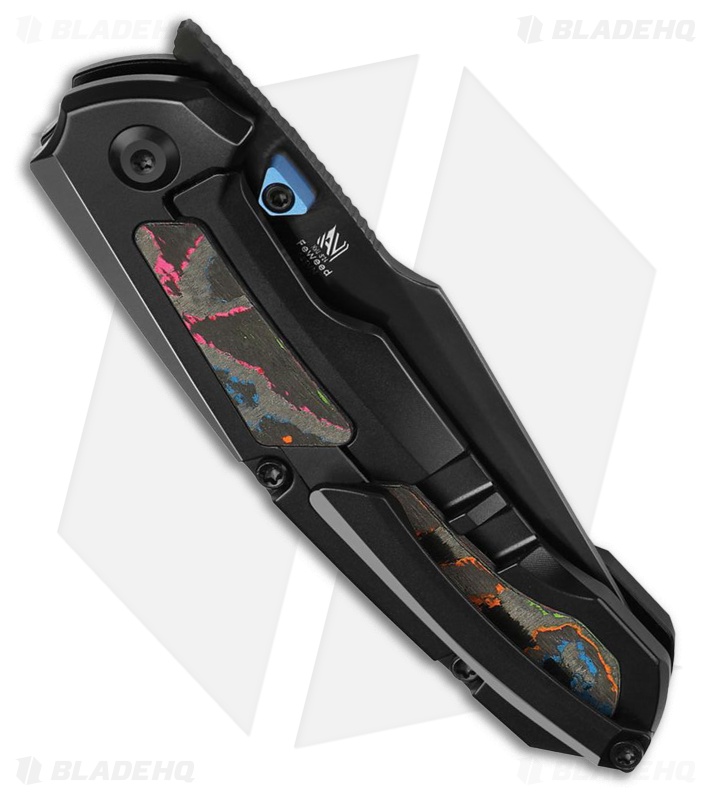 Kizer Cutlery Feweed Knife Ti + 80s Camo CF Black