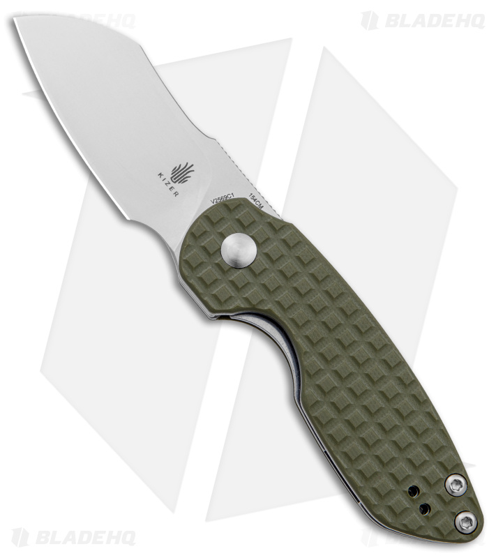 Kizer October Mini Knife | Green G-10 V2569C1 - Blade HQ