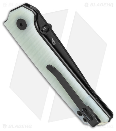 Kizer Vanguard Domin Mini Folding Knife Jade G-10 - Blade HQ