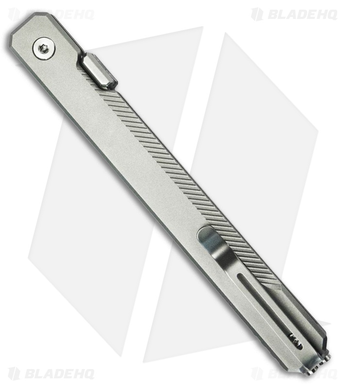 Kubey Knives Prism Pocket Knife Titanium Tanto BB 14C28N
