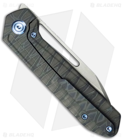 Kubey Royal Frame Lock Knife Flamed Titanium (BB) KB321N