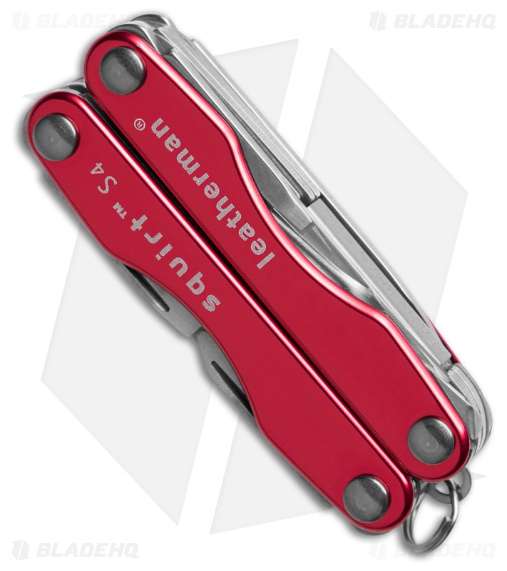 Leatherman Squirt S4 Multi-Tool Red Aluminum
