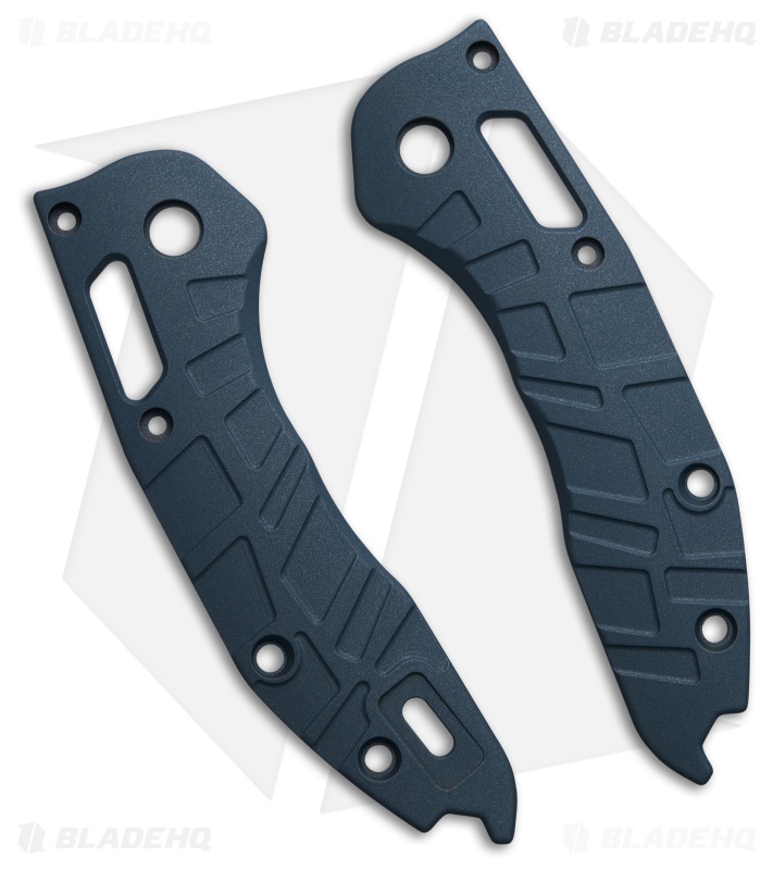 Lex Custom International Microtech Stitch Ti Scales Blue Ti
