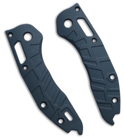 Lex Custom International Microtech Stitch Ti Scales Blue Ti