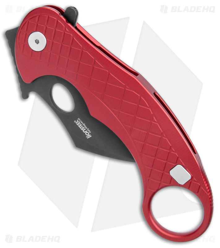 LionSteel LEOne Karambit Knife | Red + MagnaCut - Blade HQ