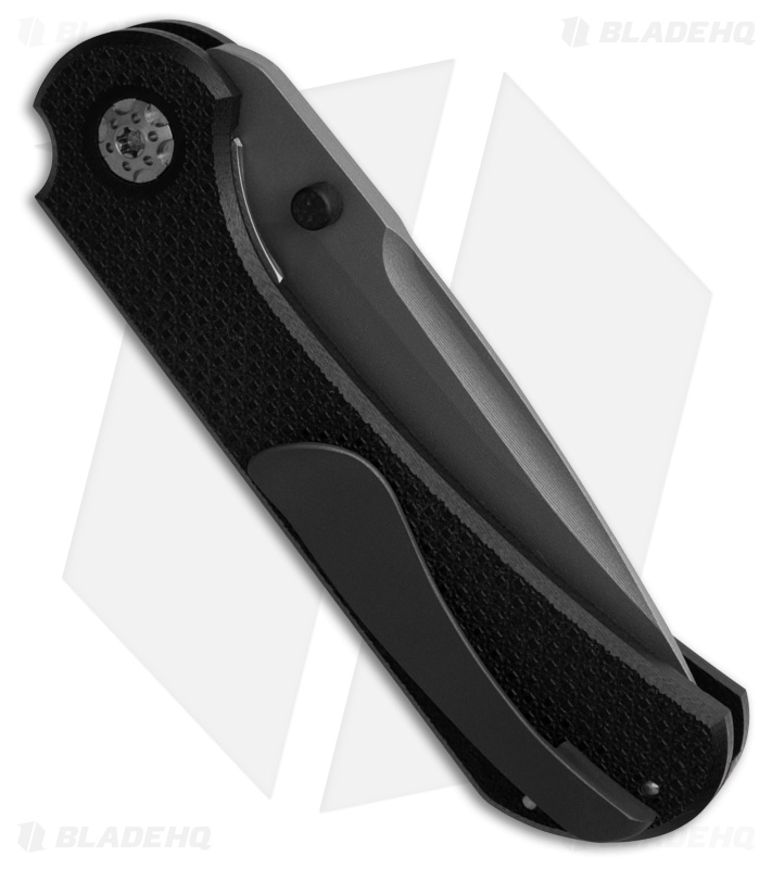 Luma Blades Kovert MC Liner Lock Knife Black Textured G-10