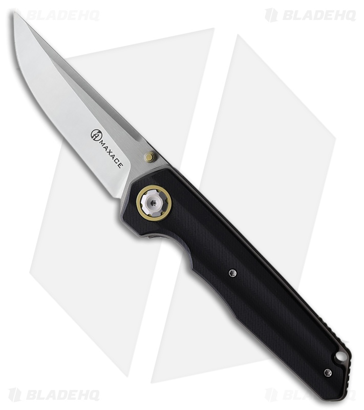 Maxace Samurai 2.0 Liner Lock Knife Black G-10 Satin