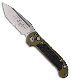 Microtech LUDT Gen III S/E Automatic Knife OD Green Aluminum (3.5" SW ...