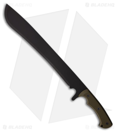 Medford Machete OD Green G10 (14.50" Black S7) - Blade HQ