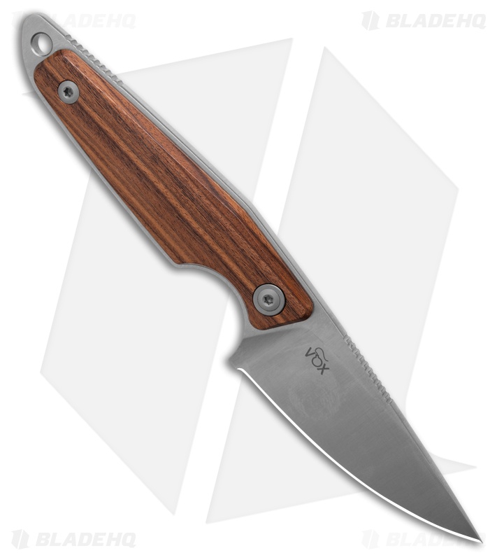 MKM Makro 1 Fixed Blade Knife Santos Wood Drop Point Satin