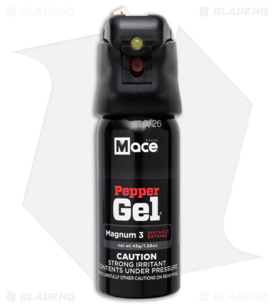Mace Magnum 3 Night Defender Pepper Gel - Black - Blade HQ
