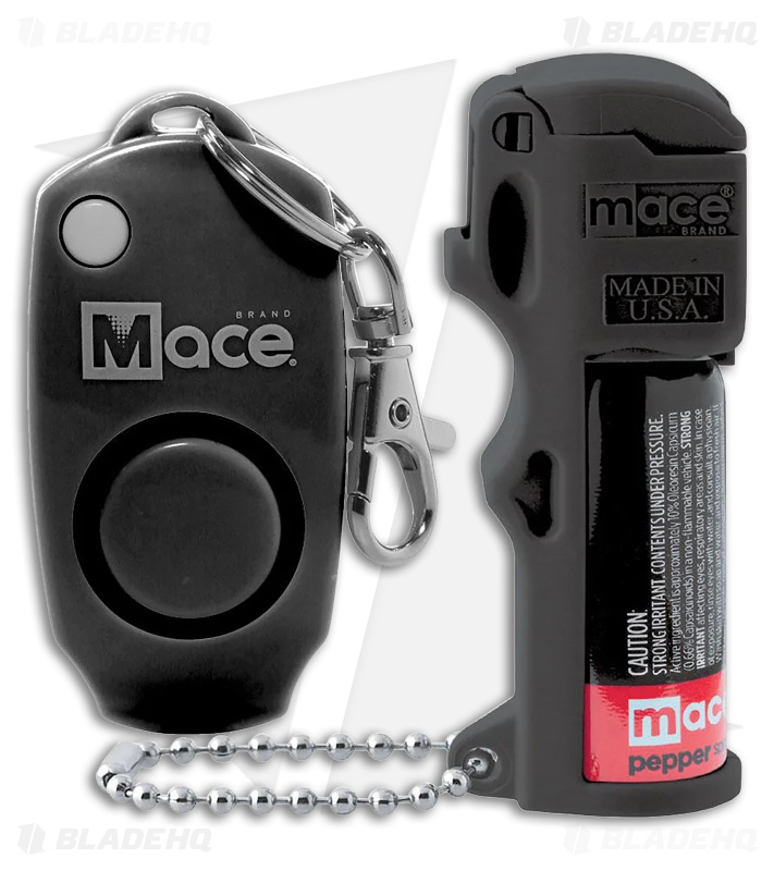 Mace Pocket Alarm/Pepper Spray Combo (Black) - Blade HQ