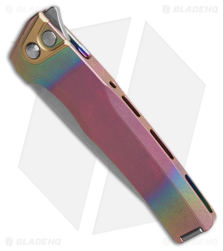 MachineWise Sonora Knife Ti Center Out Rainbow/Brass