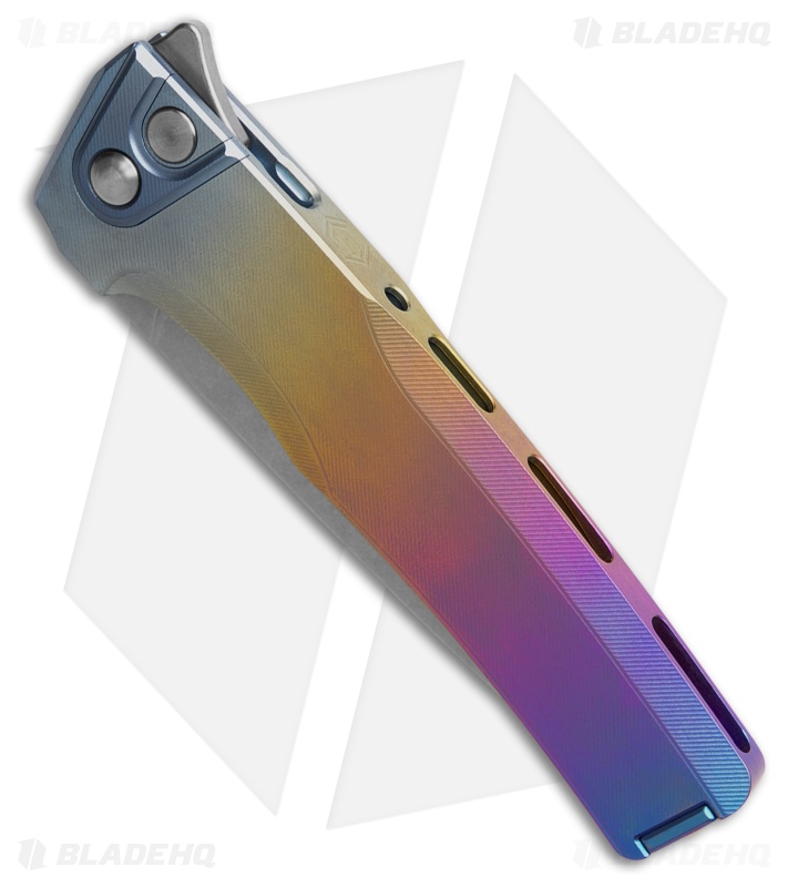 MachineWise Sonora Knife Ti Rainbow/Blue Fade