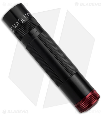 Maglite XL50 LED Tactical Flashlight Black/Red - Blade HQ