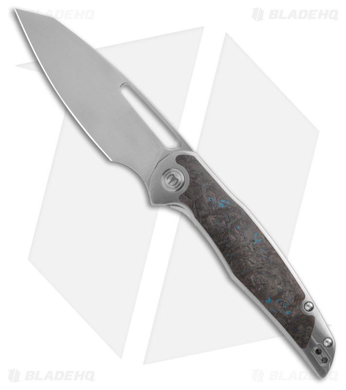 Mallery Designs Phorus V2 Polished Ti Blue Dark Matter - Blade HQ