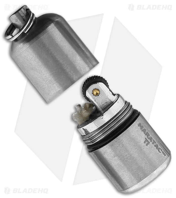 Maratac Split Pea Lighter - Titanium - Blade HQ