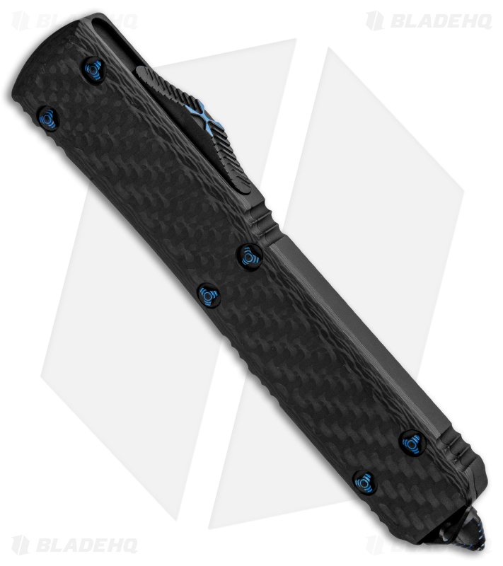 Marfione Custom Ultratech Hellhound Tanto OTF Knife Carbon Fiber (3.4 ...