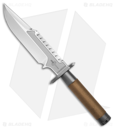 Marfione Custom Knives Interceptor Fixed Tan Cord - Blade HQ