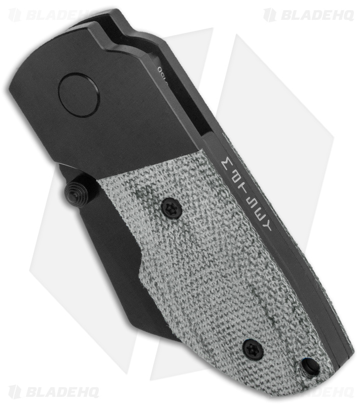 Matsey Striga Bolster Lock Knife DLC Ti Black - Blade HQ