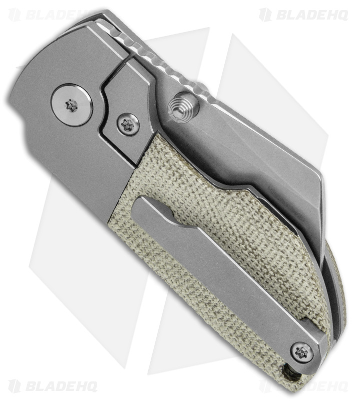 Matsey Striga Knife Green Micarta/Ti SW