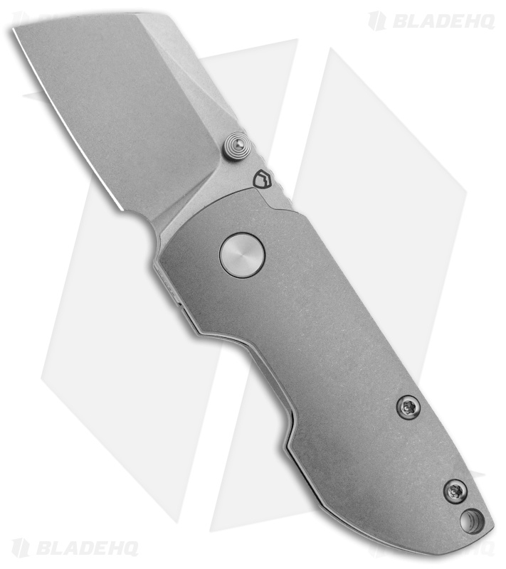 Matsey Striga Frame Lock Knife Stonewashed Titanium