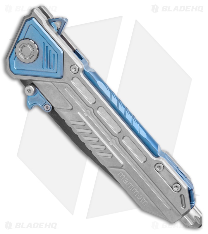 Maxace Midnight Mammoth Frame Lock Knife Titanium (4.4" Black) - Blade HQ