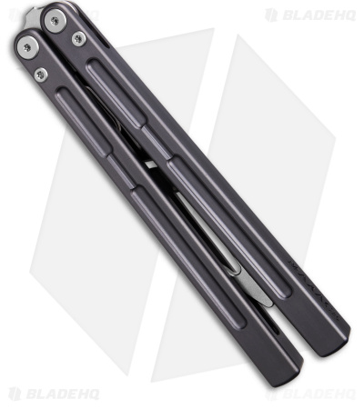 Maxace Phantom Balisong Knife Gray Alum (4.3" SW) - Blade HQ
