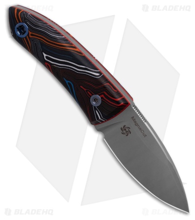 Mechforce Forager Fixed Blade Topo/Blue G-10 Drop Point SW