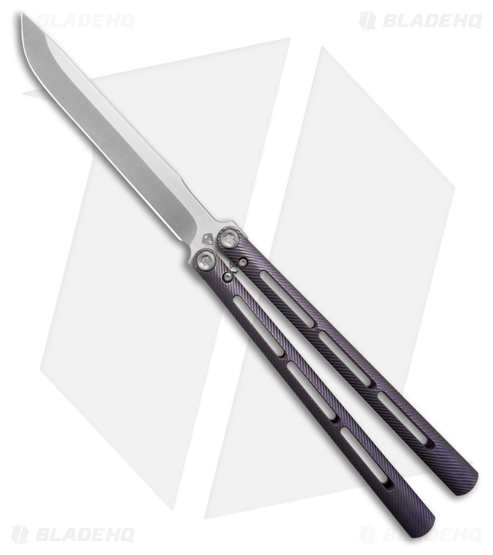 Medford Viceroy Butterfly Violet Ti Drop Point Satin S45VN