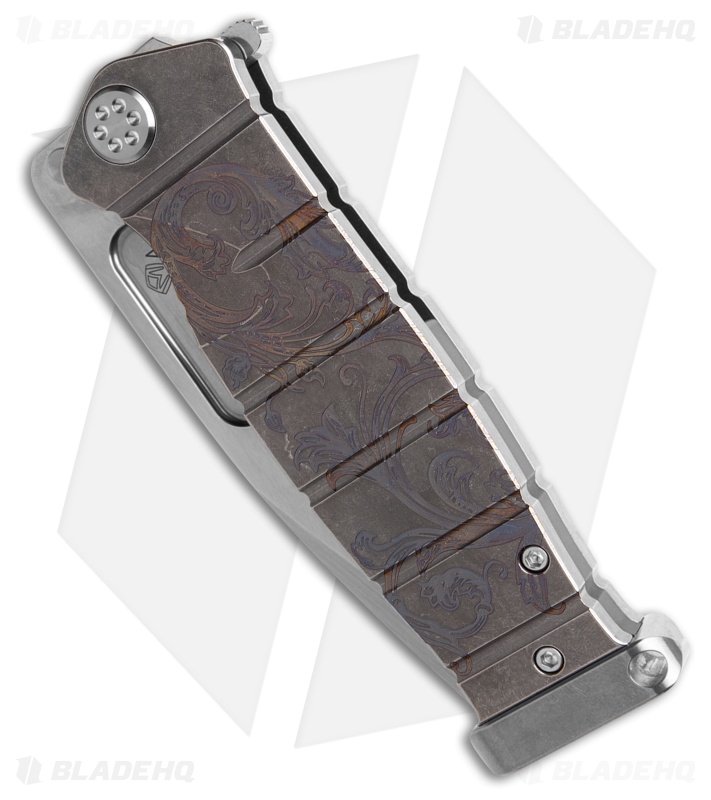 Medford USMC FF Frame Lock Flipper Knife Laurel Leaf + SW