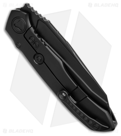 Microtech Anax T/E Knife Black Titanium/CF + DLC - Blade HQ