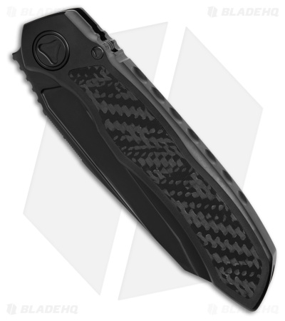 Microtech Anax T/E Knife Black Titanium/CF + DLC - Blade HQ