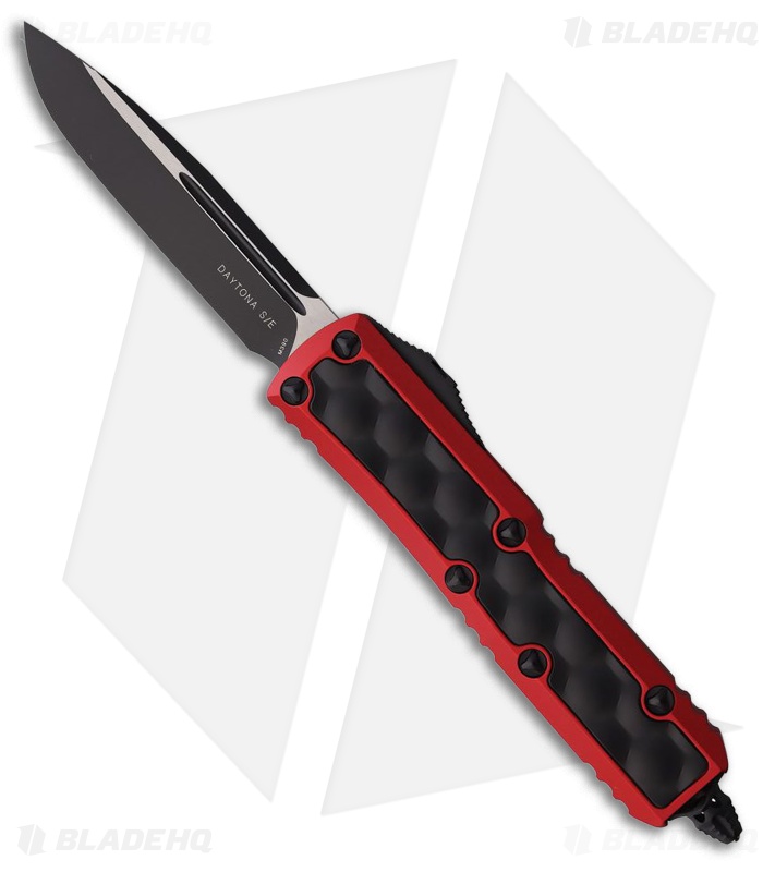 Microtech Daytona S/E OTF Red Al Black Bubble Inlay Black