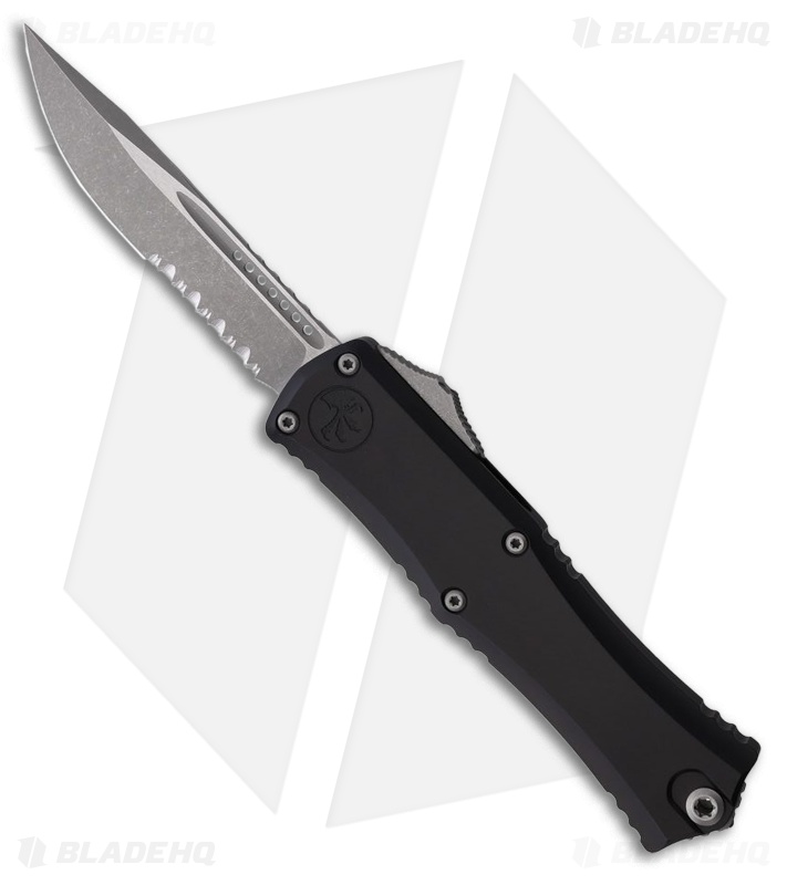 Microtech Hera II Mini S/E OTF Knife Black Al Apoc Serr