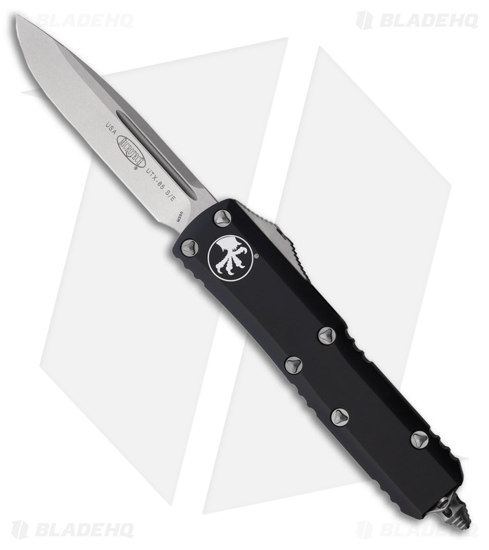 Microtech UTX-85 30th Anniversary S/E OTF Knife Black Al SW