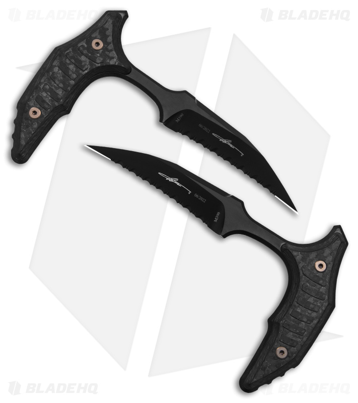Microtech BEE S/E Push Daggers Knives (2.5" Serr) - Blade HQ