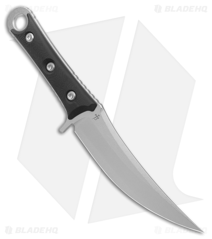 Microtech Borka SBK Fixed Black G-10 (Stonewash) - Blade HQ