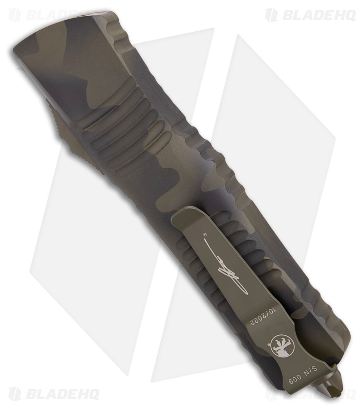 Microtech Combat Troodon SS Auto Camo (Serr) - Blade HQ