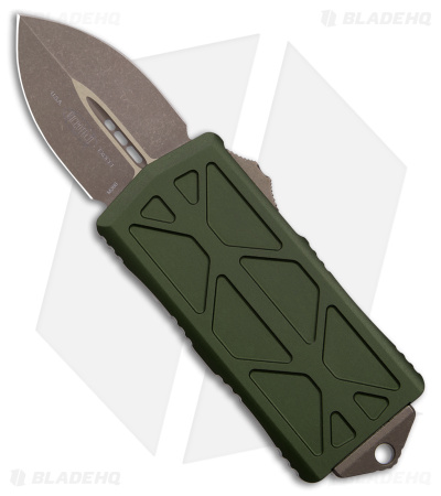 Microtech Exocet Knife Green (1.9" Bronze Apoc) - Blade HQ