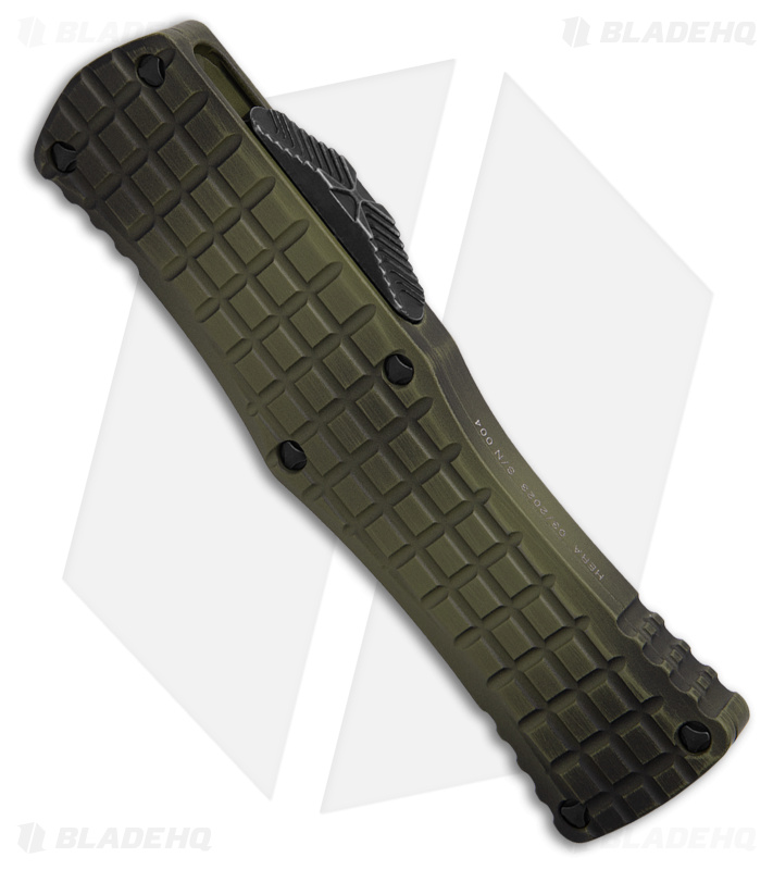 Microtech Hera S/E Frag OTF Knife Green Full Serr - Blade HQ