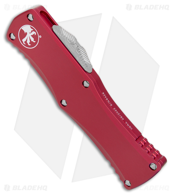 Microtech Hera D/E OTF Knife Red Alum (3" SW) - Blade HQ