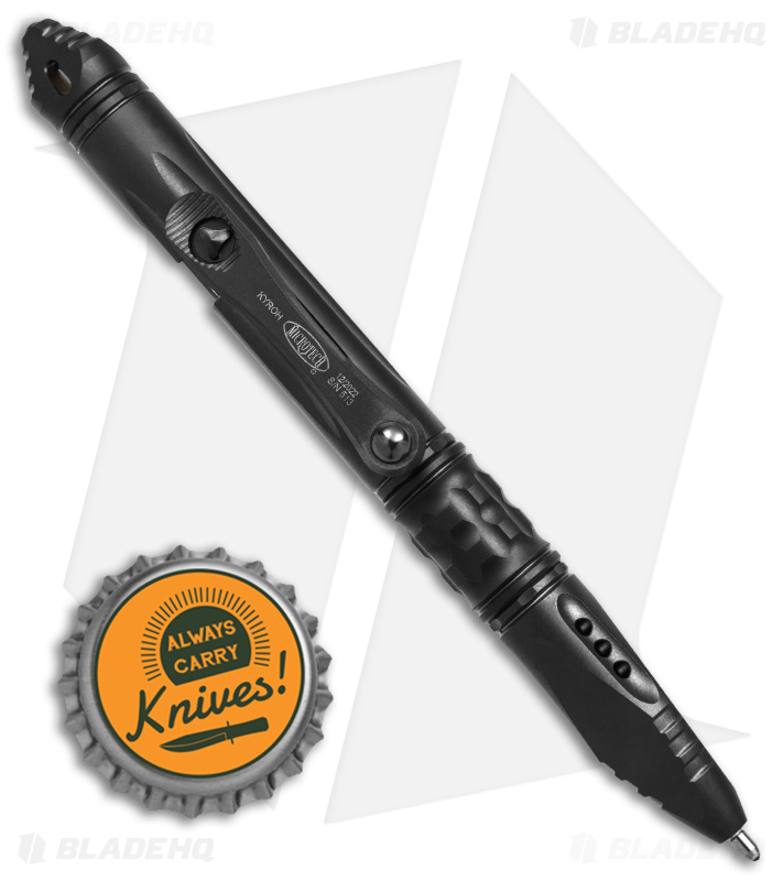 Microtech Kyroh Mini Bolt-Action Pen Ti (Black) - Blade HQ