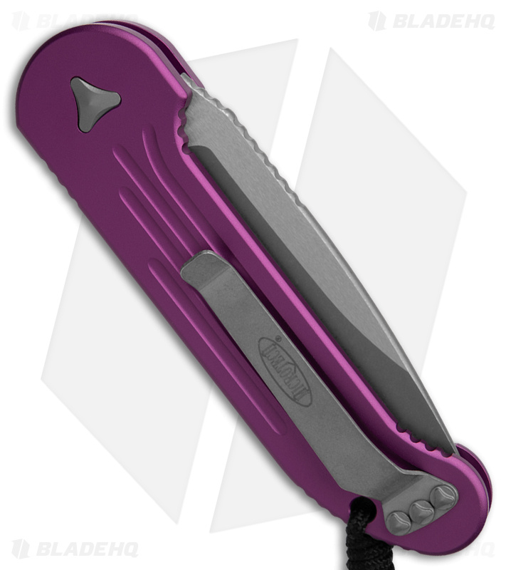 Microtech LUDT Automatic Knife Violet Alum (3.4" Apocalyptic) 135-10 ...