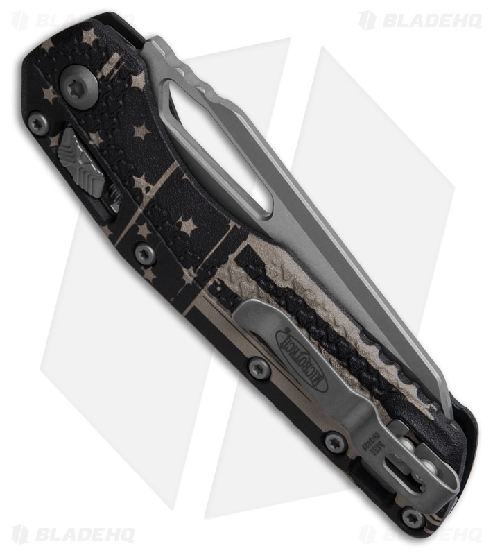 Microtech MSI Knife Tri Grip Flag Polymer Apocalyptic Serr