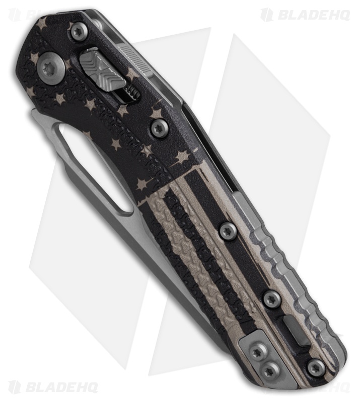 Microtech MSI Knife Tri Grip Flag Polymer Apocalyptic Serr