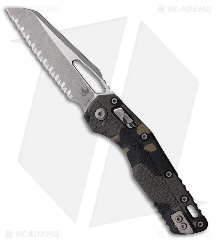 Microtech MSI Knife Tri Grip Tactical Camo Apoc Full Serr