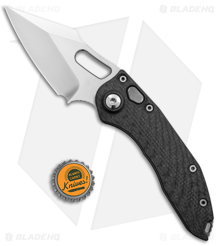 Microtech Marfione Custom Stitch Borka CF Satin - Blade HQ