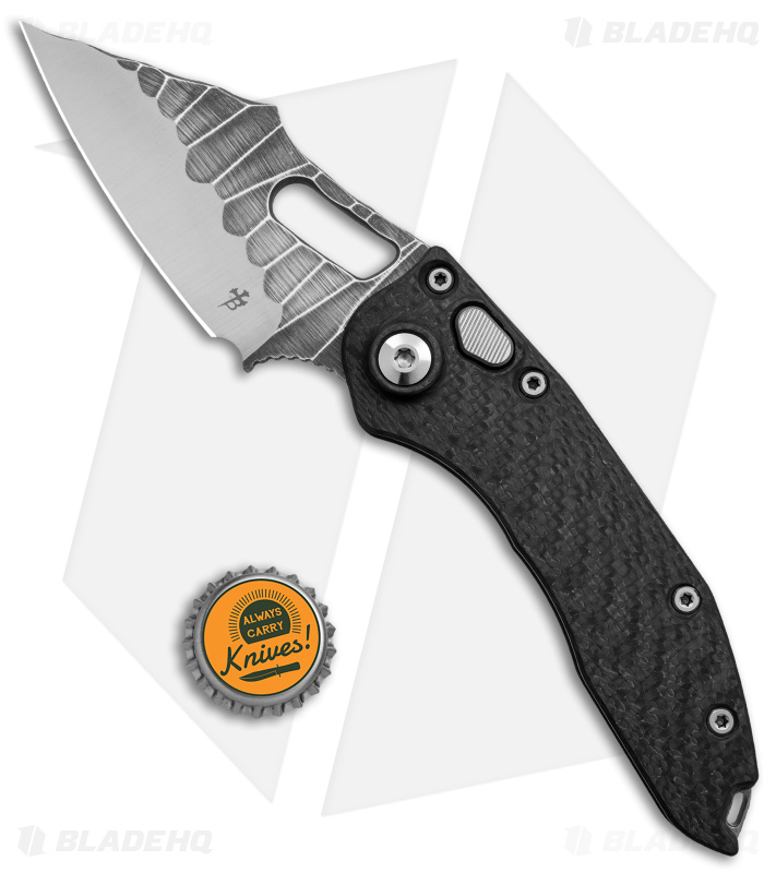 Microtech Marfione Custom Stitch Borka Satin/Gray - Blade HQ