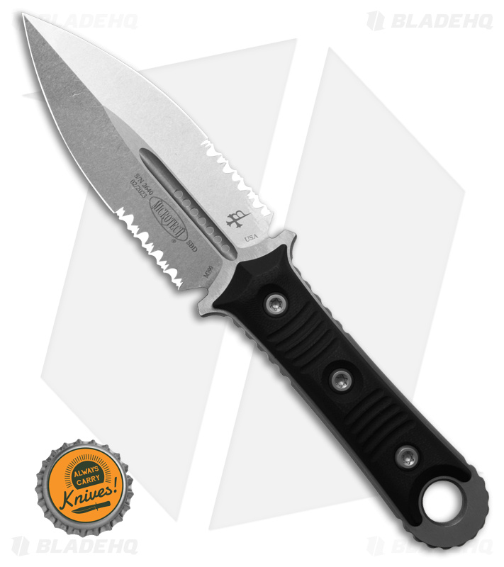 Microtech SBD Dagger Fixed Blade Double Serrated - Blade HQ